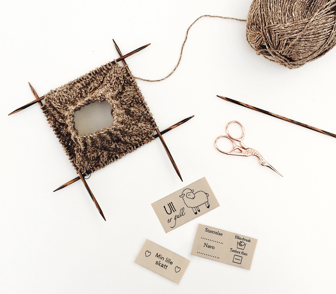 Merkelapper med tekst – Global Hobby og Kunst