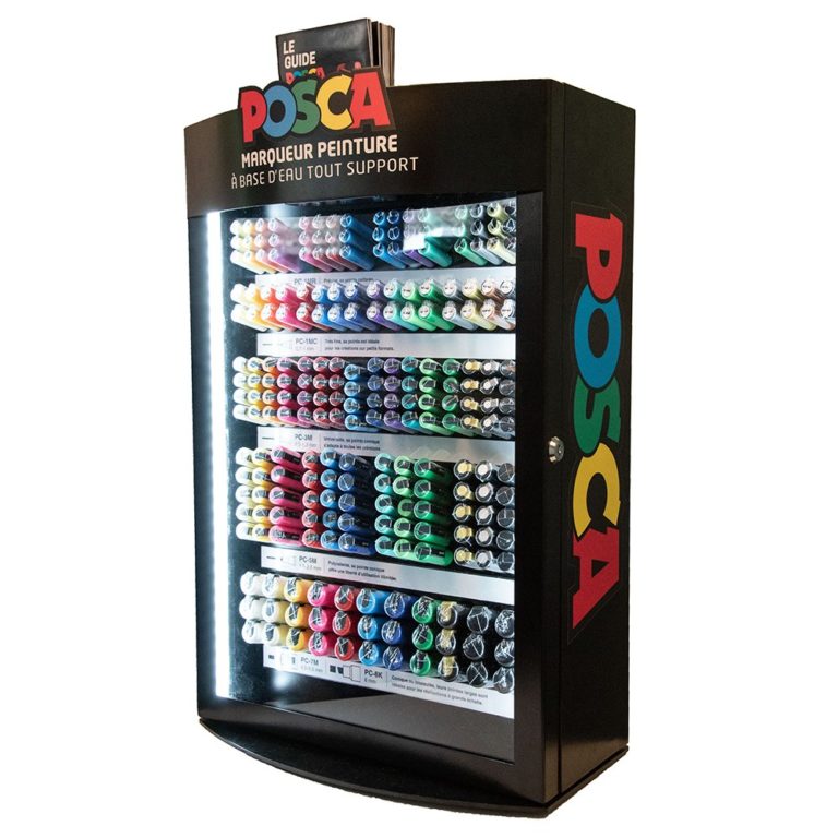 Uni Posca Display 2022 – 281 tusjer – Global Hobby og Kunst