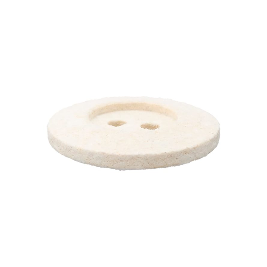 Knapp resirkulert 454452 2-hull – 20mm – 14 Krem – Global Hobby og Kunst