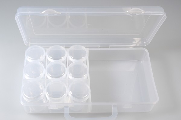 Plastbokser runde (til 01000001) - Global Hobby og Kunst