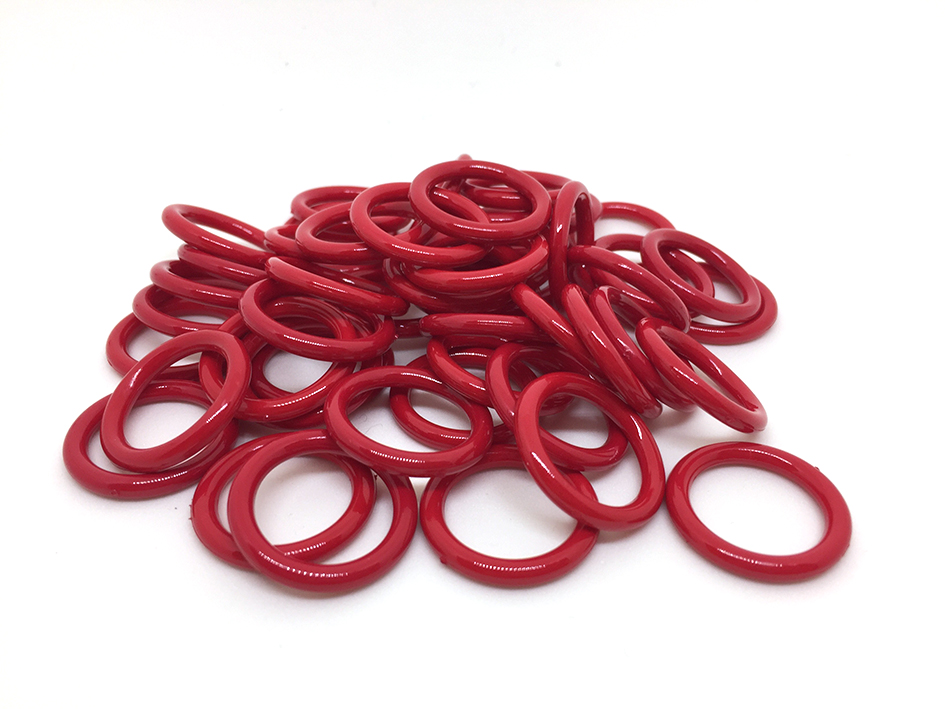 Plastring – 15mm – Rød – Global Hobby og Kunst