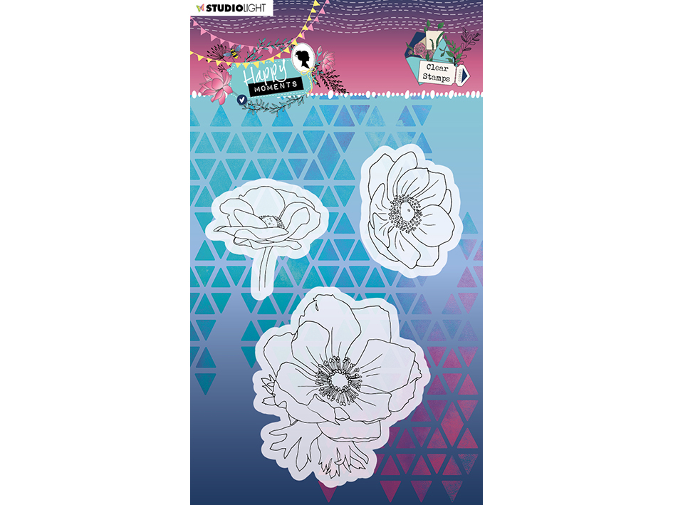 Studio Light Stamp A6 – Happy Moments 460 – Global Hobby og Kunst