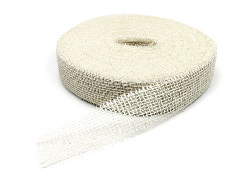 Sizo Jute Sizoband 5cm x 40m – 0120 Hvit/krem – Global Hobby og Kunst